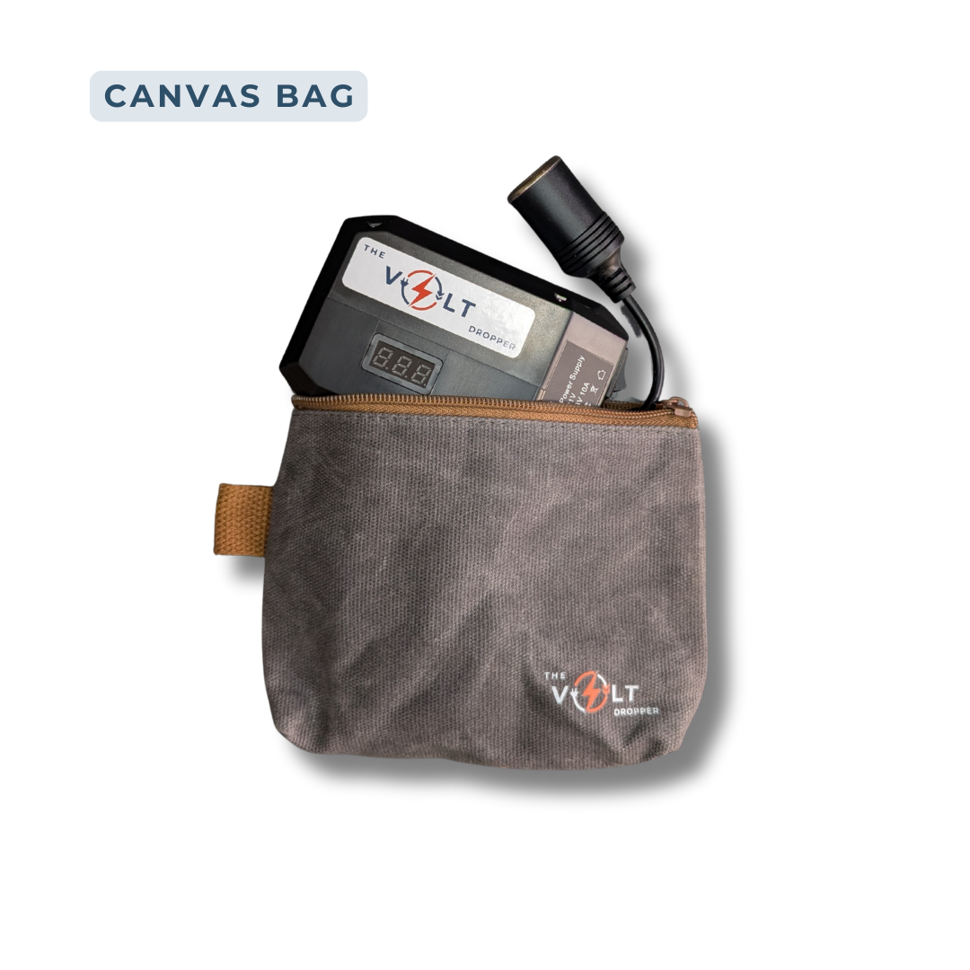Volt Dropper Storage Bag | Heavy-Duty Waxed Canvas Protective Pouch ...